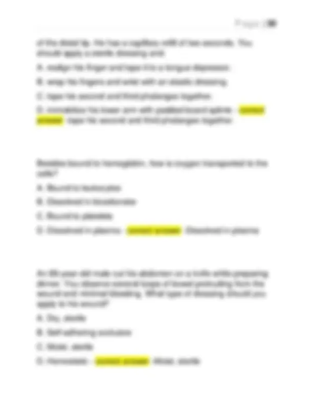 NREMT Trauma 2025 Exam: Practice Questions and Answers | Exams Nursing ...