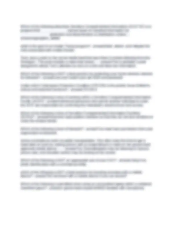 DoD Annual Security Awareness Refresher 2024-25 Questions and Answers ...