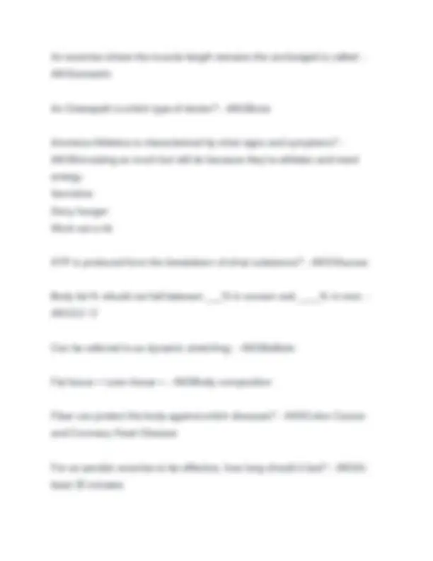 Sports Medicine: Final Exam Study Guide 2025-2026. Questions & Correct ...
