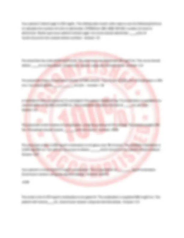 Basic Math Ability Exam A Relias | Exams Nursing | Docsity