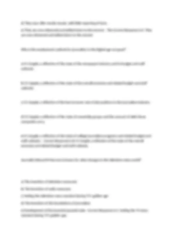 Introduction to Mass Communication: Exam Questions and Answers | Exams ...