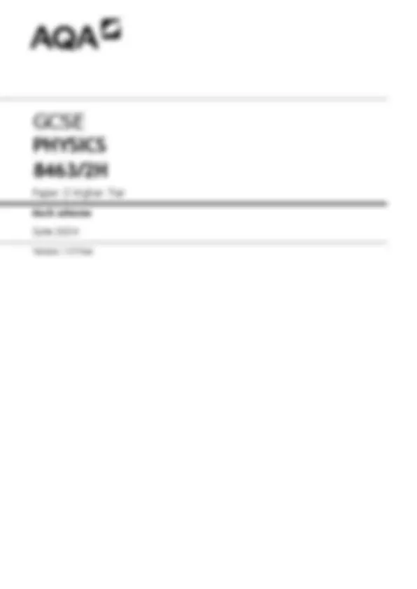 GCSE PHYSICS – AQA 8463/2H PAPER 2 (JUNE 2024) | HIGHER TIER EXAM WITH ...