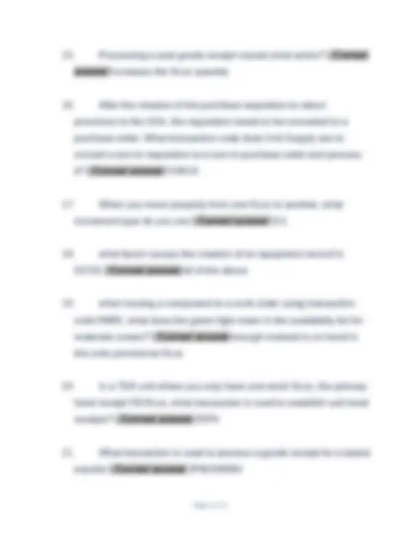 Gcss Army Unit Supply Practical Exercise Questions And Answers Exams Nursing Docsity