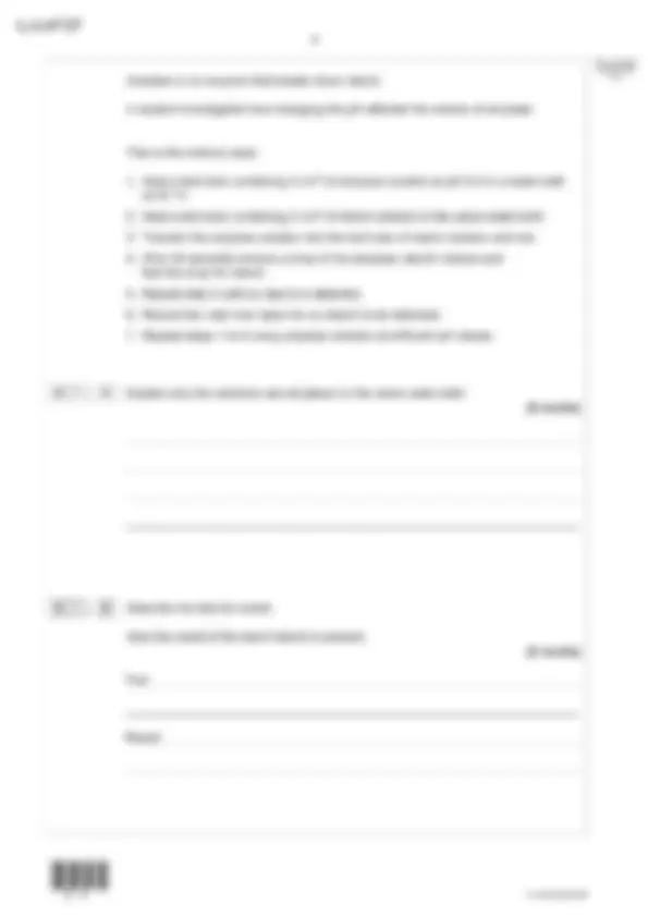 2024 AQA GCSE COMBINED SCIENCE: SYNERGY 8465/3H Paper 3 Question Paper + Mark Scheme + Ins ...