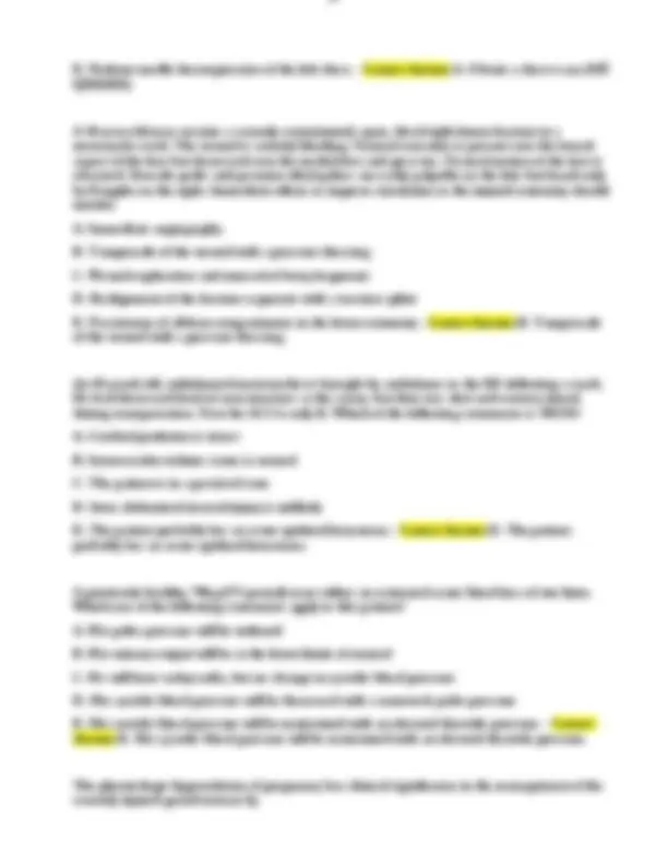 ATLS 10th Edition Post Test Actual Questions with 100% Correct Answers ...