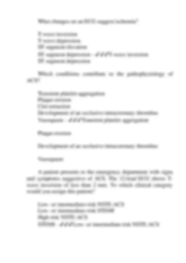 ACLS Flashcards FOR 2025 LATEST UPDATE AND APPROVED WITH CORRECT ...