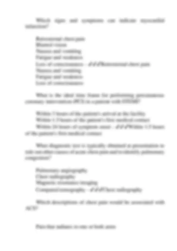 ACLS Flashcards FOR 2025 LATEST UPDATE AND APPROVED WITH CORRECT ...