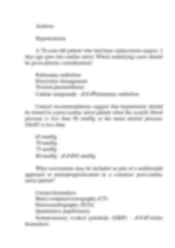 ACLS Flashcards FOR 2025 LATEST UPDATE AND APPROVED WITH CORRECT ...