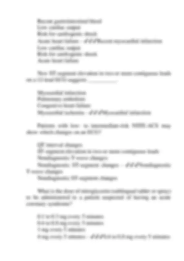 ACLS Flashcards FOR 2025 LATEST UPDATE AND APPROVED WITH CORRECT ...