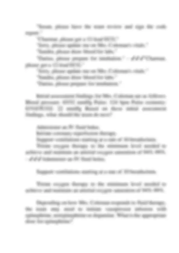 ACLS Flashcards FOR 2025 LATEST UPDATE AND APPROVED WITH CORRECT ...