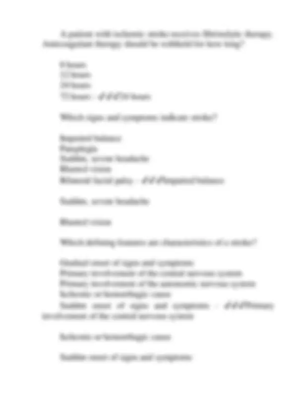 ACLS Flashcards FOR 2025 LATEST UPDATE AND APPROVED WITH CORRECT ...