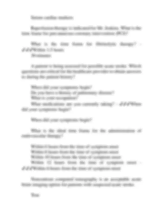 ACLS Flashcards FOR 2025 LATEST UPDATE AND APPROVED WITH CORRECT ...