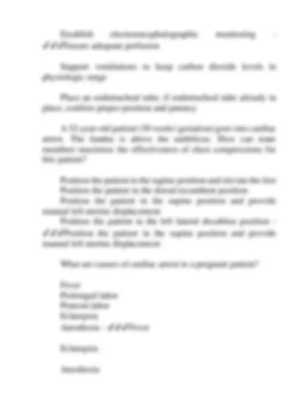 ACLS Flashcards FOR 2025 LATEST UPDATE AND APPROVED WITH CORRECT ...