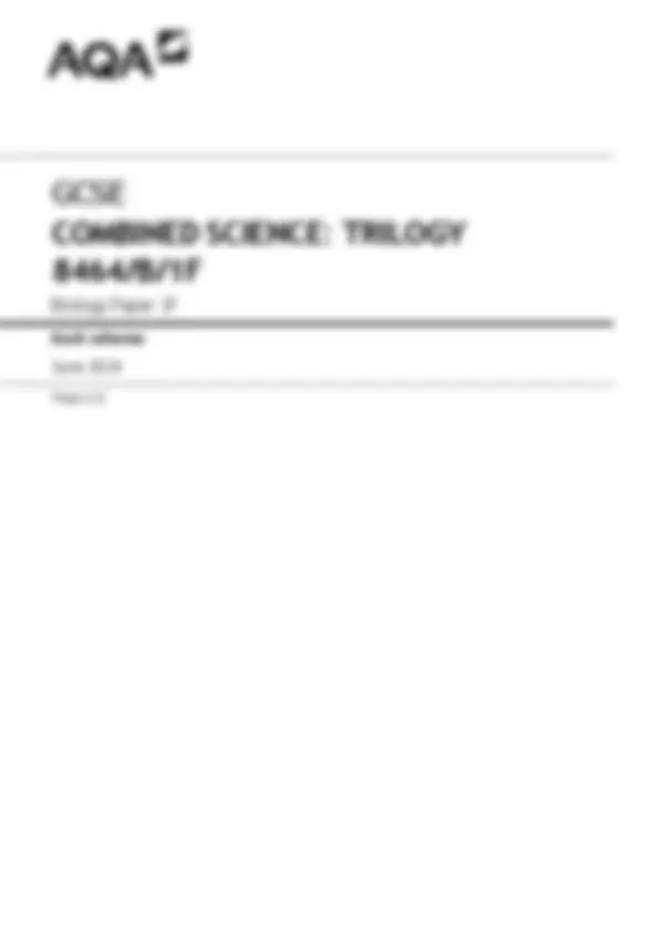 2024 AQA GCSE COMBINED SCIENCE: TRILOGY 8464/B/1F Foundation Tier Physics Paper 1F. Veri | Exams ...