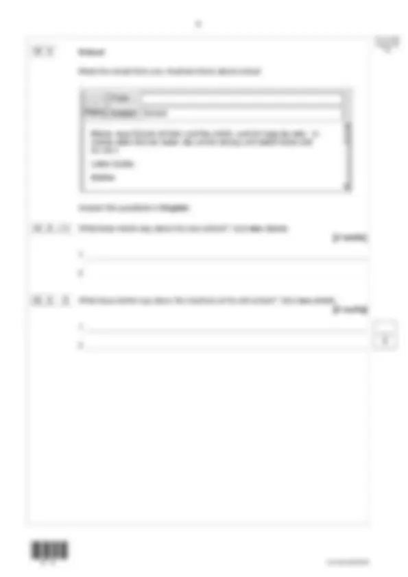 Actual 2024 AQA GCSE GERMAN 8668/RF Paper 3 Reading Foundation Question ...