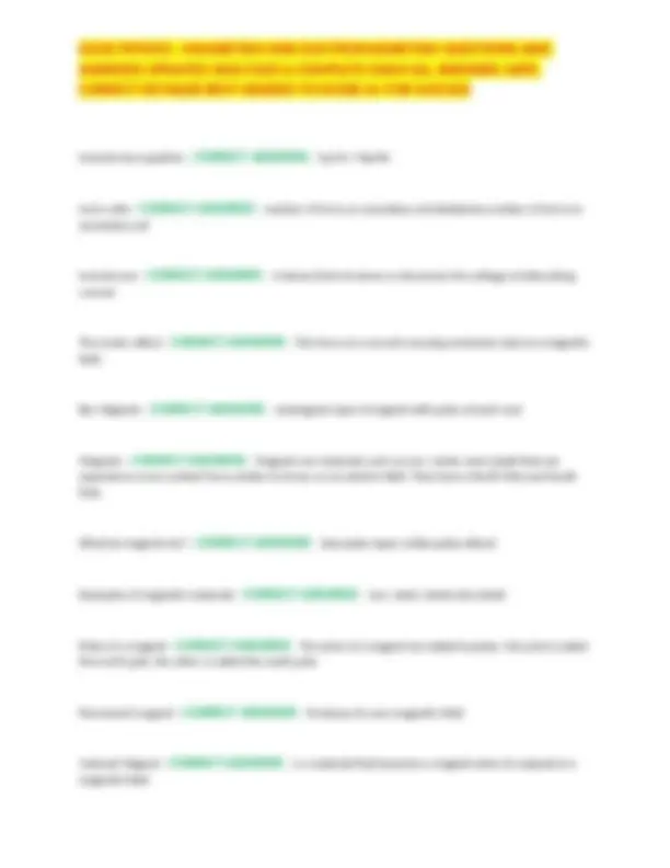 IGCSE PHYSICS - MAGNETISM AND ELECTROMAGNETISM QUESTIONS AND ANSWERS ...