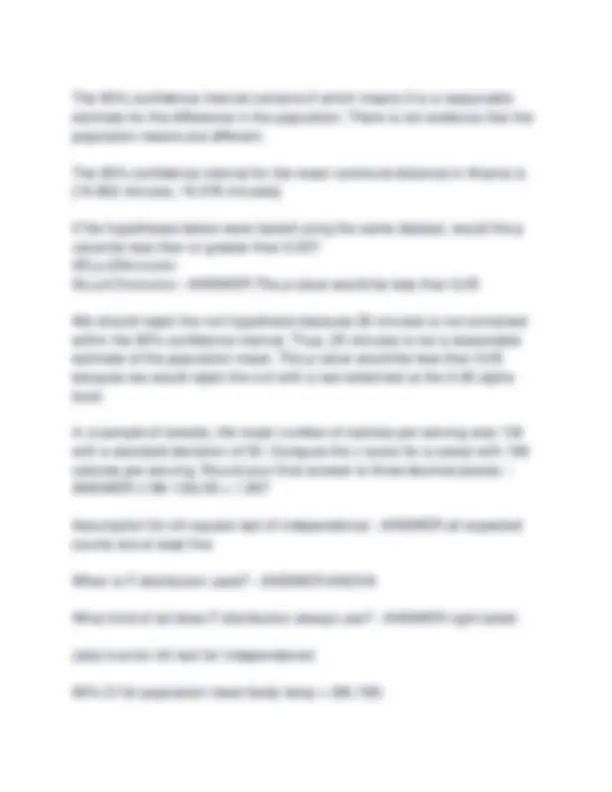 Statistics Midterm Exam Questions and Answers: A Comprehensive Review ...