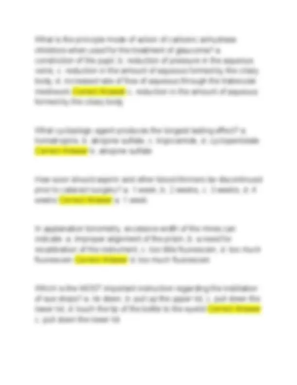 COA JCAHPO STUDY CARDS 2025-2026 EXAM TEST GRADED A+ | Exams ...