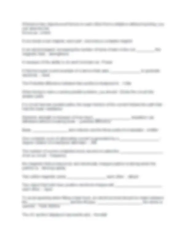 Basic Electricity & Electronics: Multiple Choice Questions and Answers ...