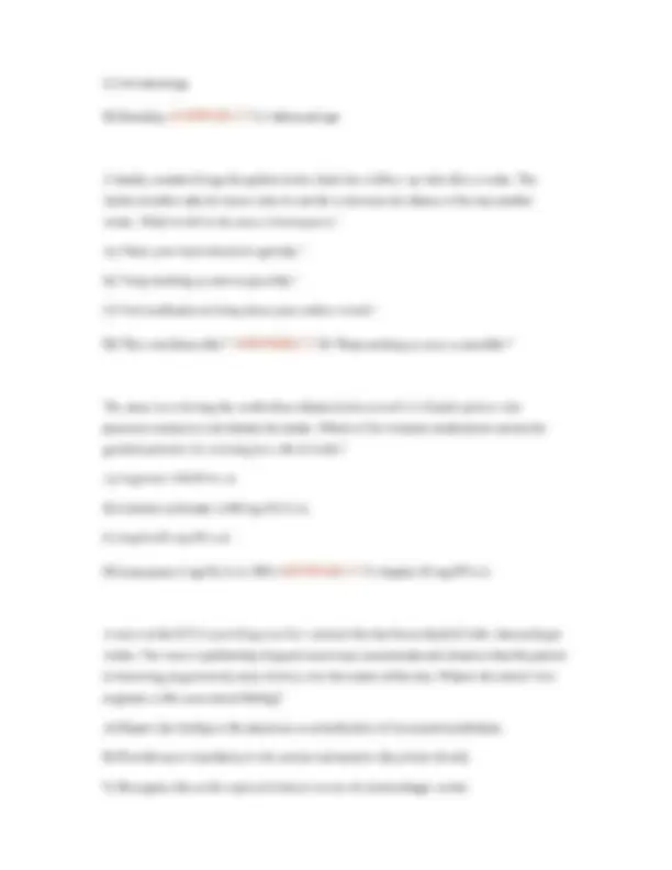 Stroke NCLEX Exam Prep with Complete Solutions | Exams Nursing | Docsity