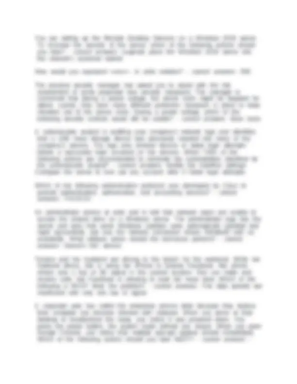 CompTIA A+ (220-1102) Core 2 Practice Exam Questions and Answers ...