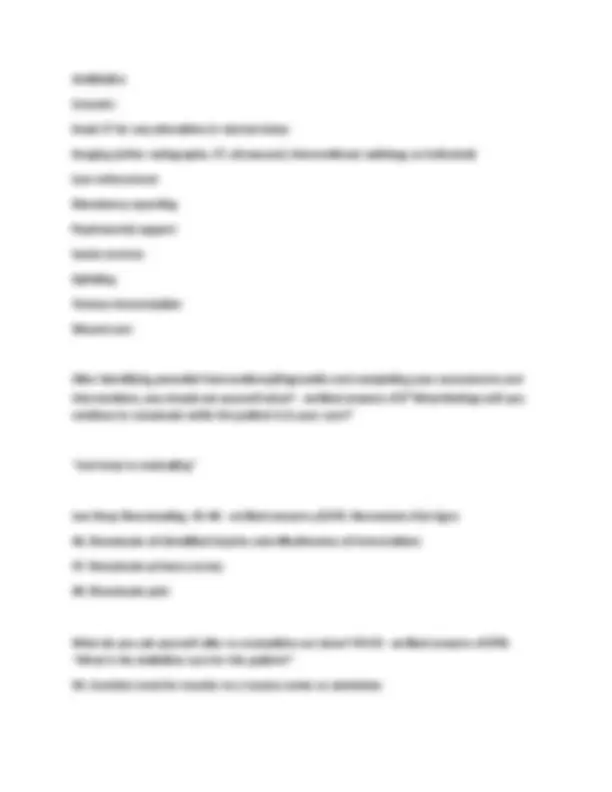 Trauma Nursing Process (TNP) Exam Questions and Answers: A ...