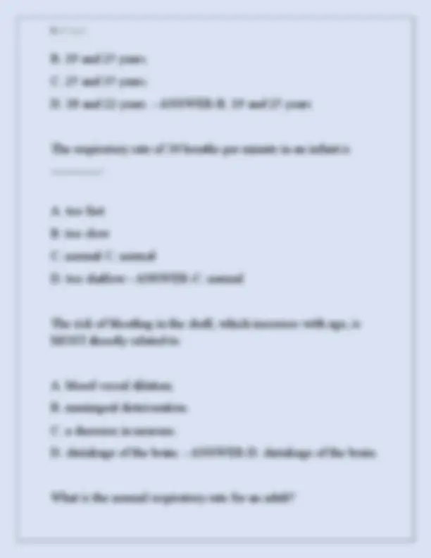 Human Physiology Multiple Choice Questions and Answers | Exams Nursing ...