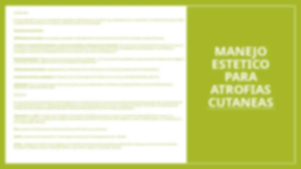 atrofia cutaneas en la piel | Lecture notes Law | Docsity