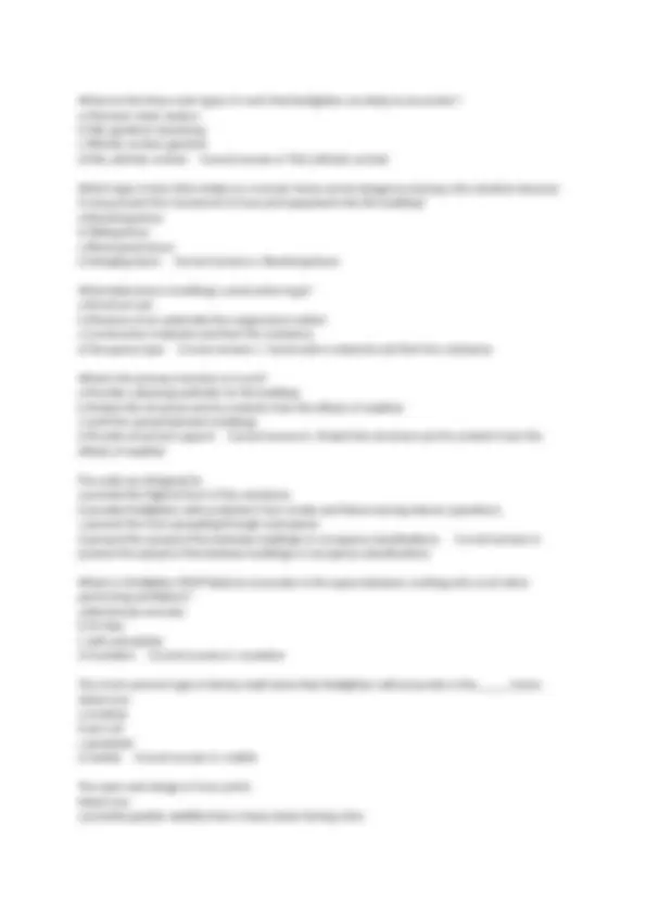 IFSTA 7 - Chapter 3 - Building Construction Questions With All Correct ...