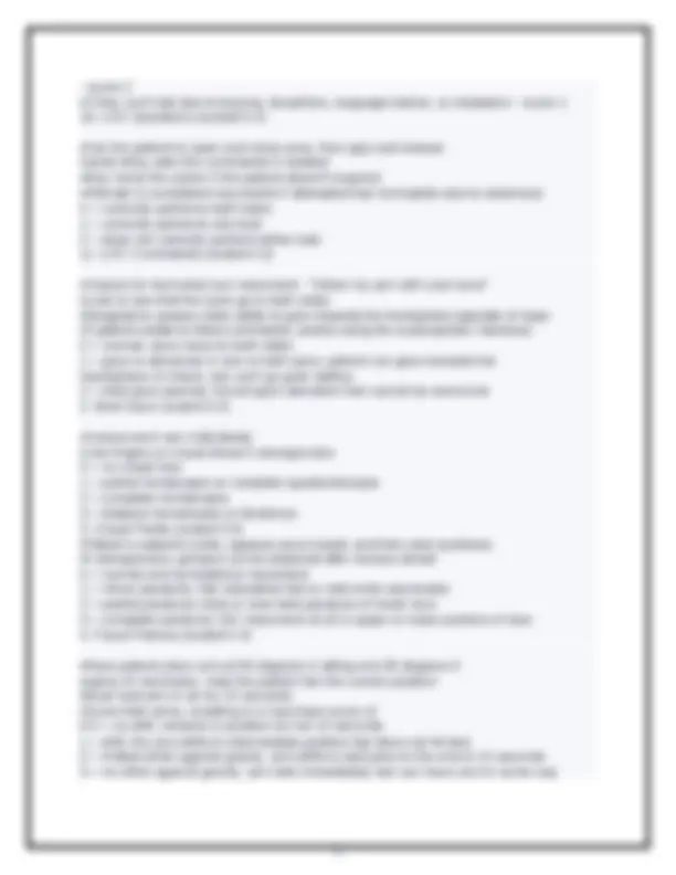 APEX NIH Stroke Scale Group A and B Patient 1-6 with Answers 2025 ...