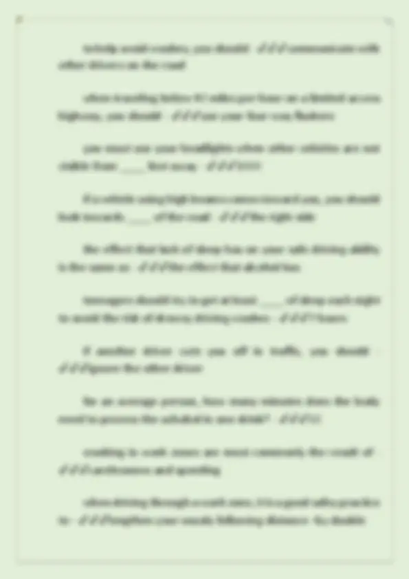 Colorado 2025 Driver's Permit Test: Questions and Answers | Exams ...