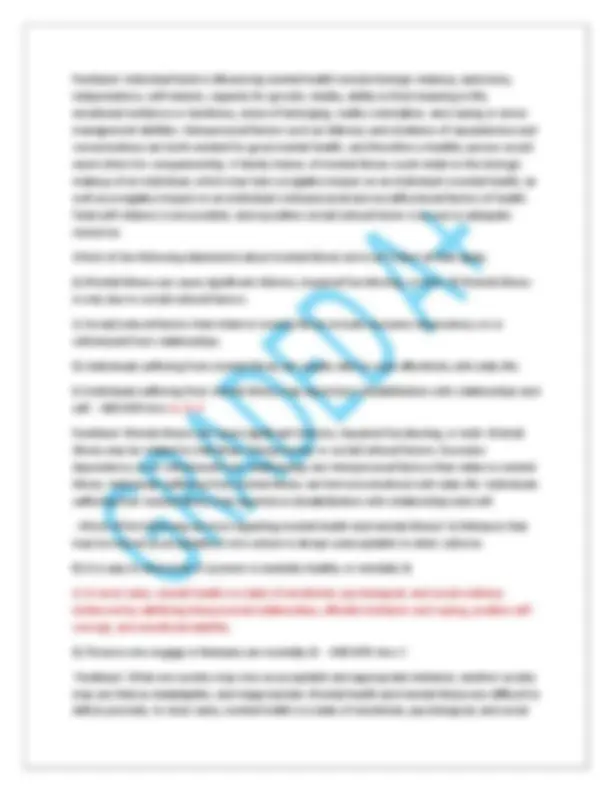 Psychiatric-Mental Health Nursing 8th edition by Videbeck Test Bank ...