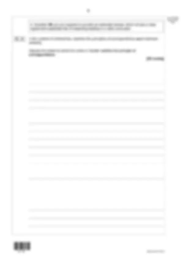 Actual 2024 AQA A-level LAW 7162/1 Paper 1 Merged Question Paper + Mark ...