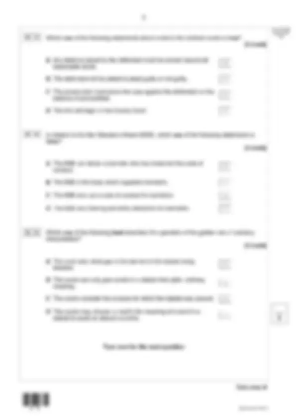 Actual 2024 AQA A-level LAW 7162/1 Paper 1 Merged Question Paper + Mark ...