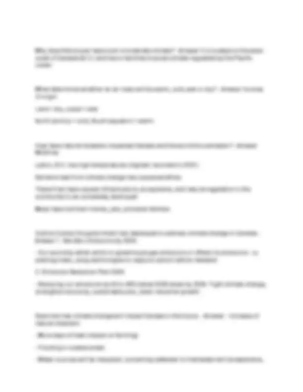 Grade 9 Geography Final Exam: Plate Tectonics, Climate, and Resources ...