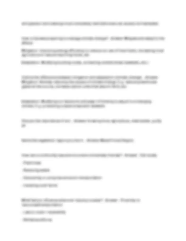 Grade 9 Geography Final Exam: Plate Tectonics, Climate, and Resources ...