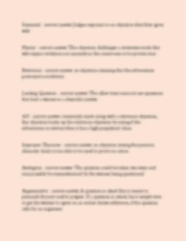 Glossary of Legal Terms and Procedures for Court Proceedings | Exams ...