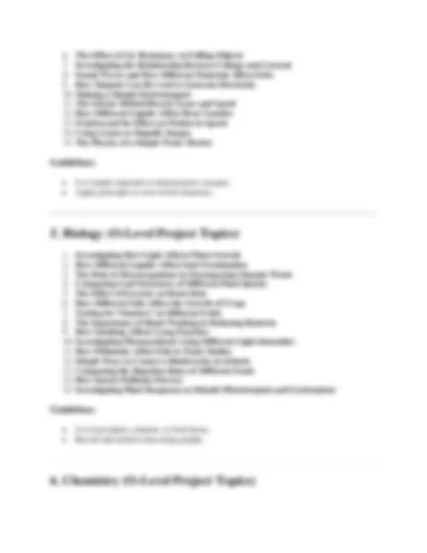 Zim school based projects | Schemes and Mind Maps English | Docsity