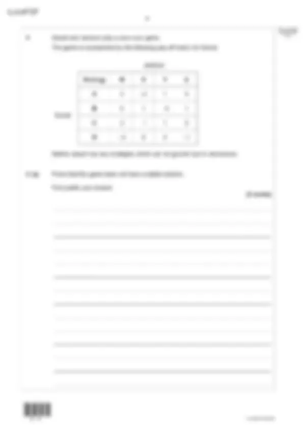 2024 AQA A-level FURTHER MATHEMATICS 7367/3D Paper 3 Discrete Question ...