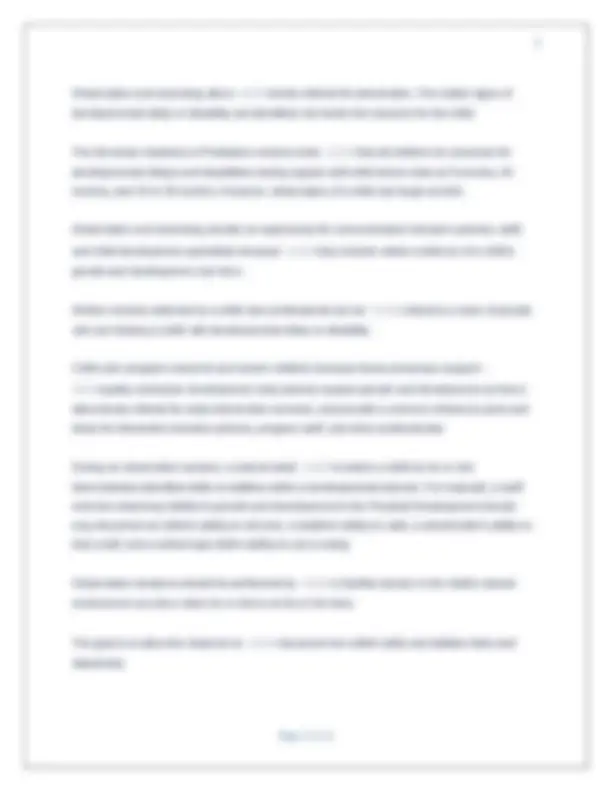 FL DCF Child Care Behavioral Observation and Screening (BOSR) Exam ...