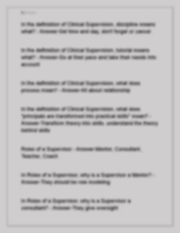 CERTIFIED CLINICAL SUPERVISOR (CCS) FINAL EXAM AND PRACTICE EXAM ...