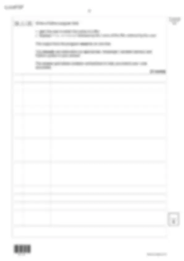 Actual 2024 AQA GCSE COMPUTER SCIENCE 8525/1B Paper 1 Merged Question ...