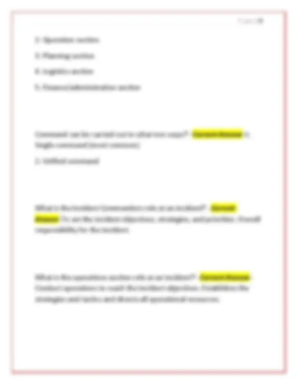 FEMA is / ICS 100, 200, 700, 800 (Incident Command System)Complete ...