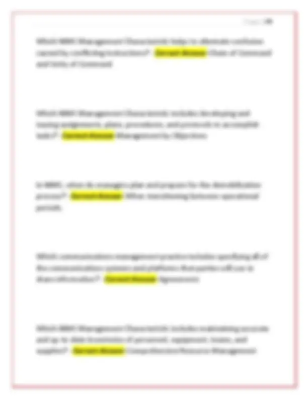 FEMA is / ICS 100, 200, 700, 800 (Incident Command System)Complete ...