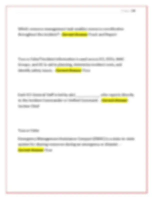 FEMA is / ICS 100, 200, 700, 800 (Incident Command System)Complete ...