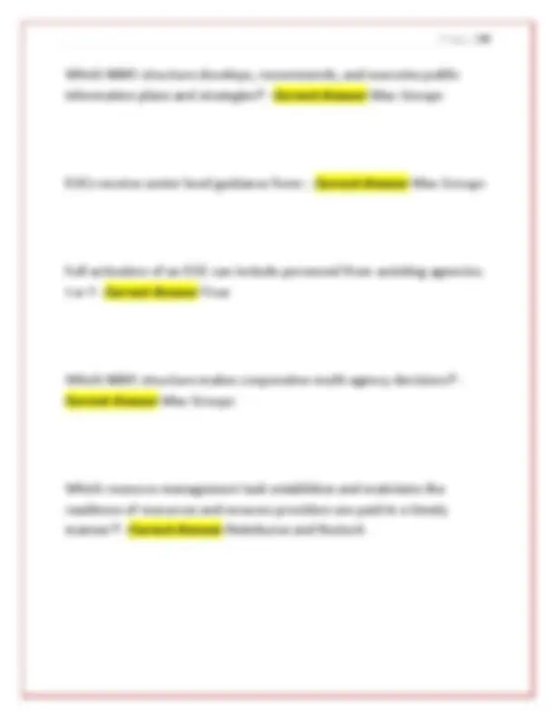 FEMA is / ICS 100, 200, 700, 800 (Incident Command System)Complete ...