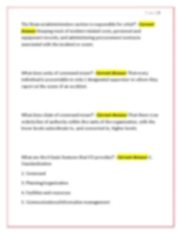 FEMA is / ICS 100, 200, 700, 800 (Incident Command System)Complete ...