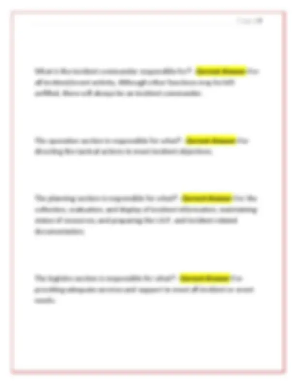 FEMA is / ICS 100, 200, 700, 800 (Incident Command System)Complete ...