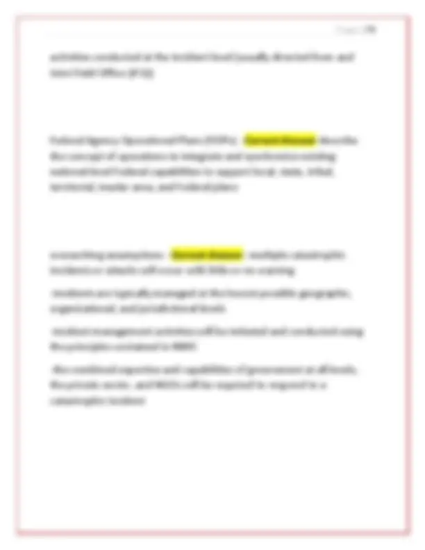 FEMA is / ICS 100, 200, 700, 800 (Incident Command System)Complete ...