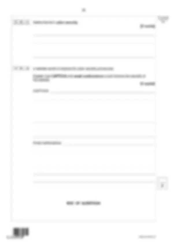 Actual 2024 AQA GCSE COMPUTER SCIENCE 8525/2 Paper 2 Merged Question ...